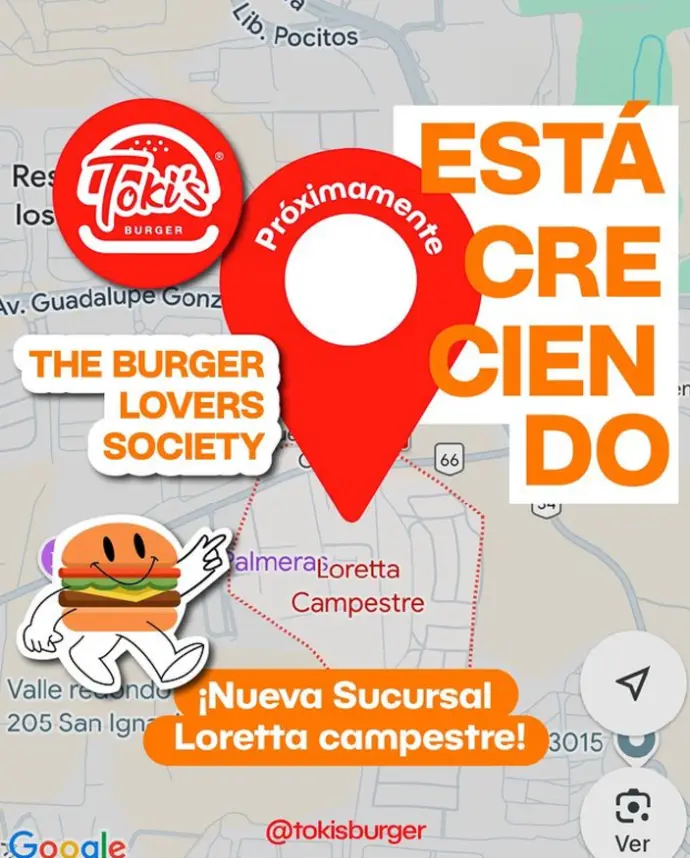 Ubicaciones | TOKIS BURGER